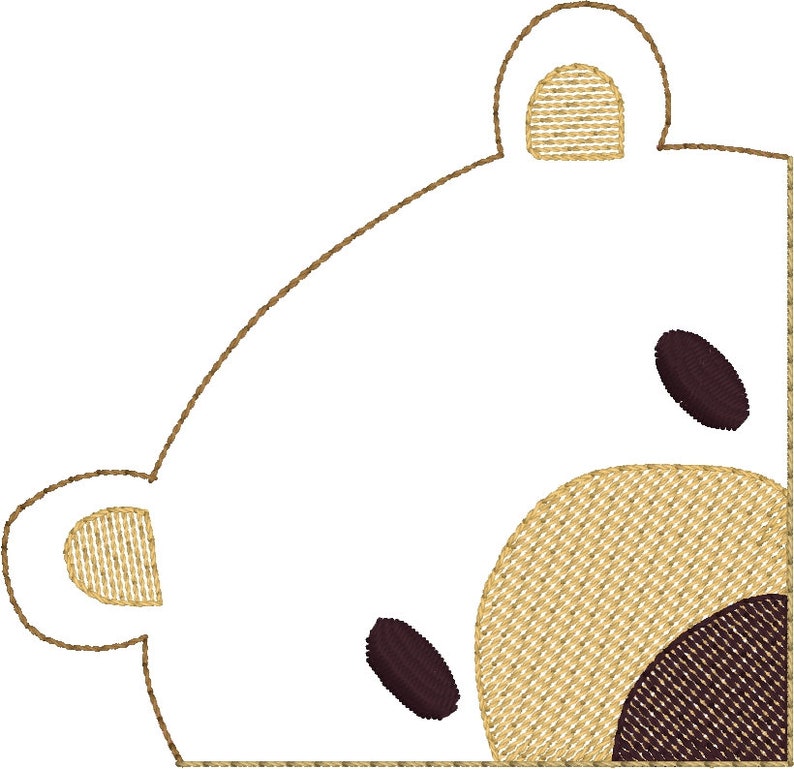 Bear Corner Bookmark Design - Etsy