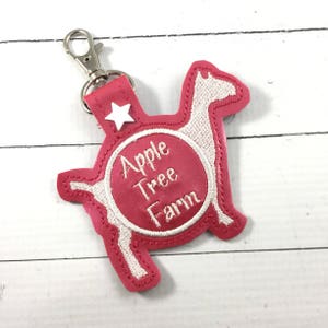 Monogram BLANK Goat Tag Snap Tab for 4x4 Hoops-bbed-add Your Own Image ...