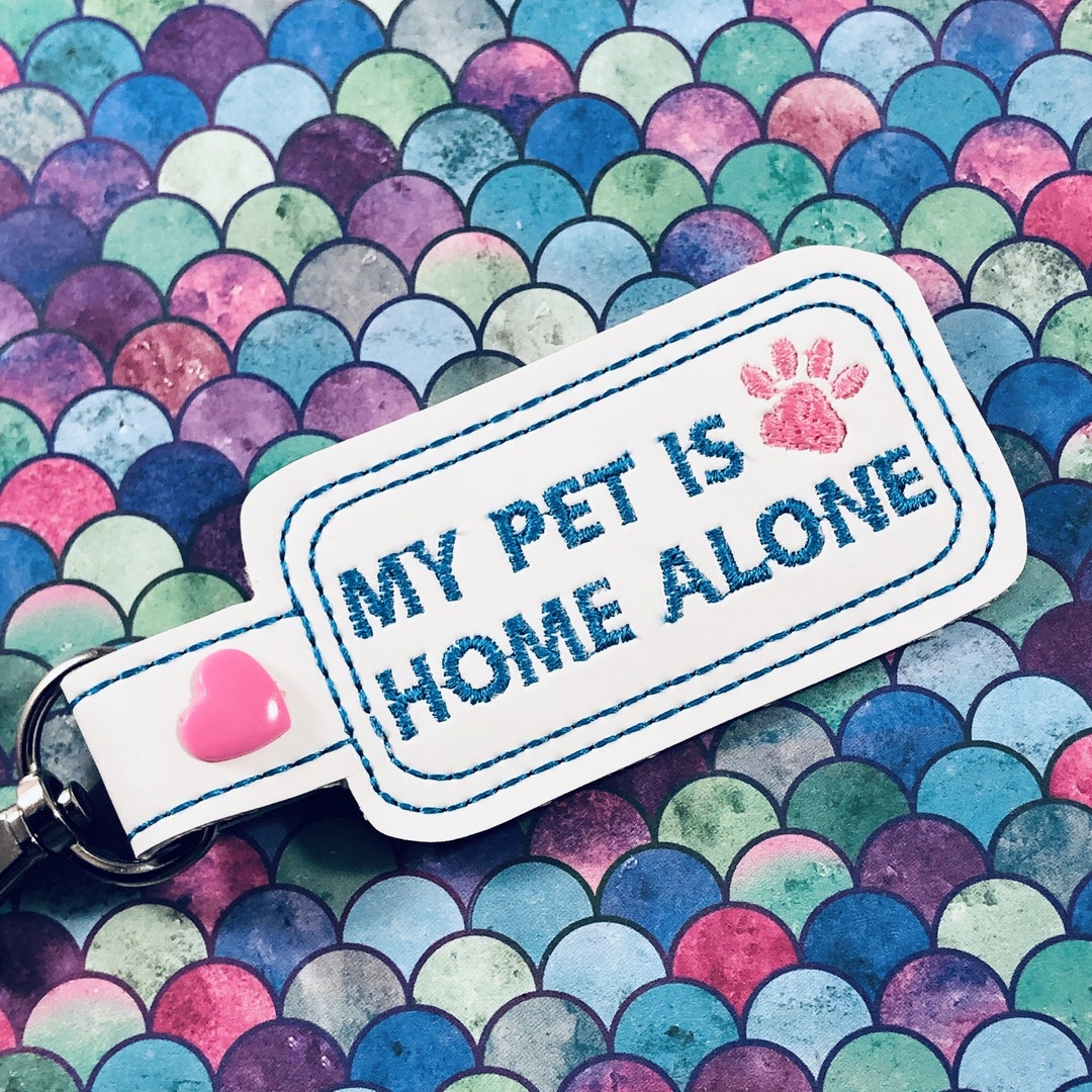 Pet Home Alone Snap Tab - Etsy