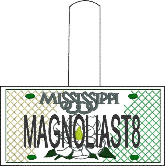 Mississippi State License Plate Design Make Your Own Replica | Etsy