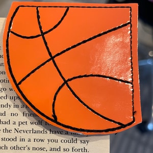 Basketball Corner Bookmark Design - Machine Embroidery Design File ...