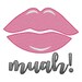 Lips Muah Embroidery Design: Sketch Word Art (digital Download) - Etsy