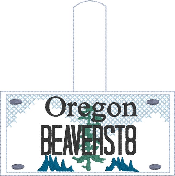 Oregon State License Plate Design Make Your Own Replica - Etsy