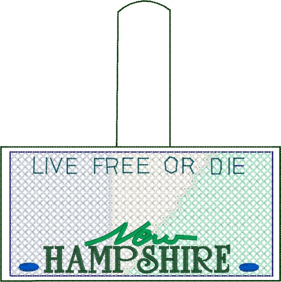 New Hampshire State License Plate Design Make your own | Etsy