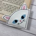 Cat Corner Bookmark Design - Etsy