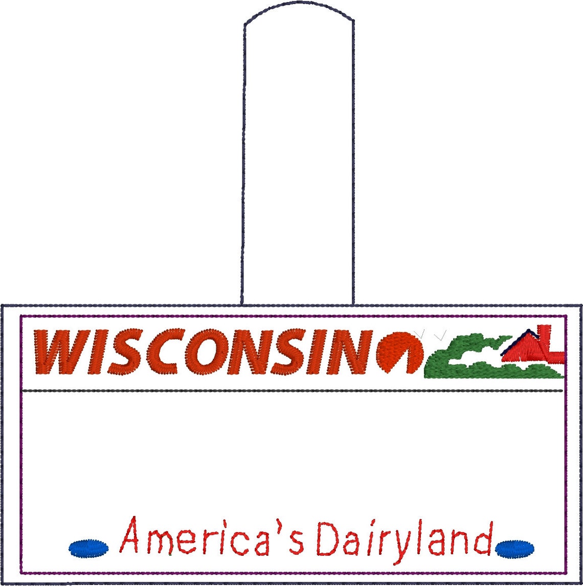 Wisconsin State License Plate Design Make Your Own Replica | Etsy