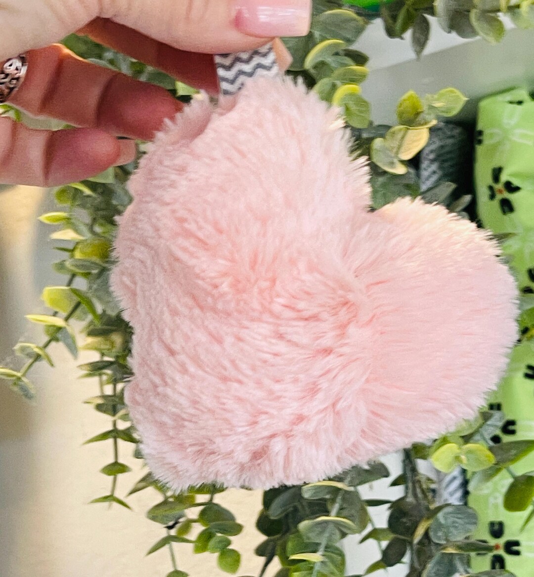 Heart Fluffy Puff - in the Hoop Embroidery Design - Minky Keychain ...