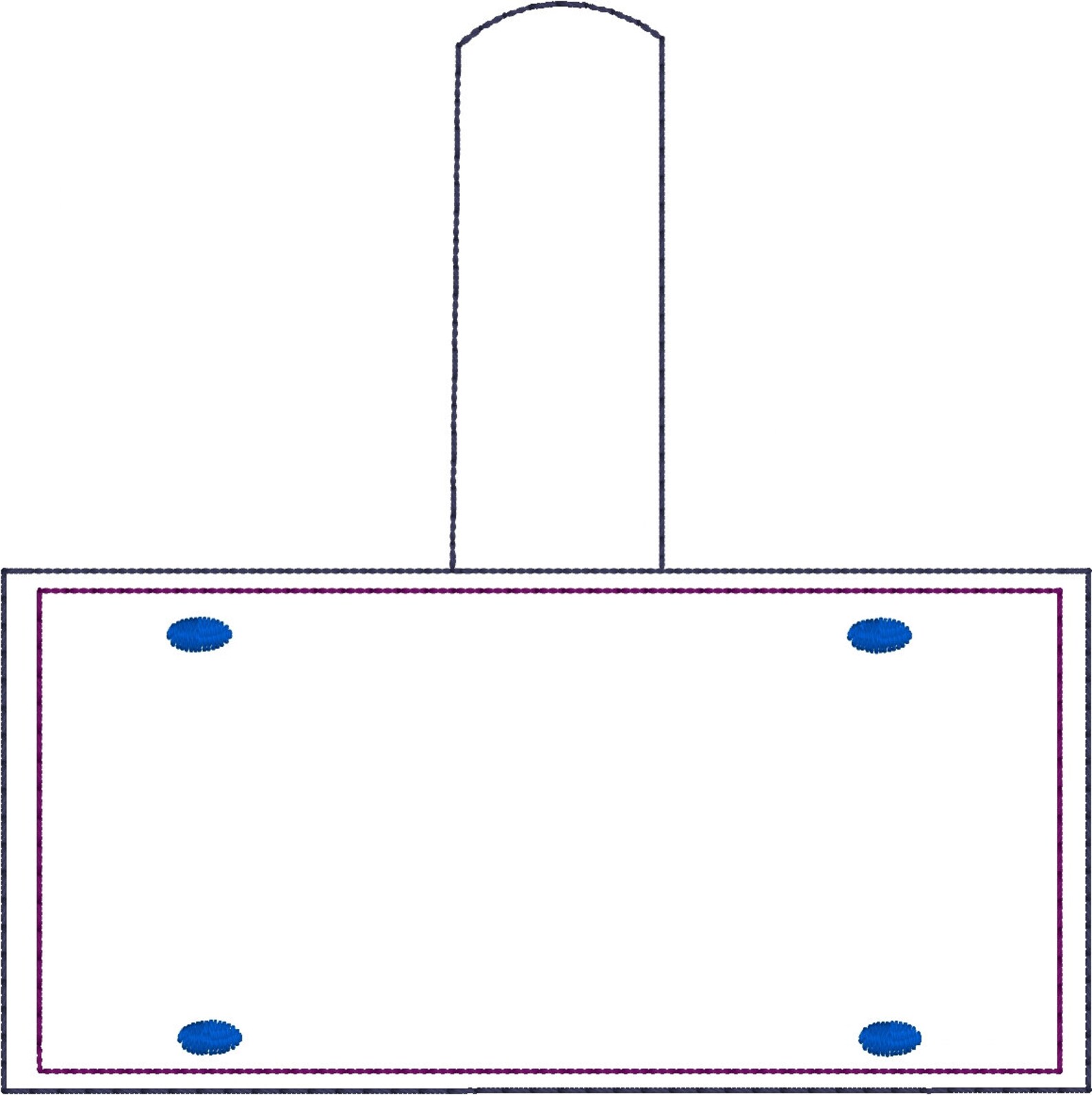 Blank State License Plate Design Make Your Own Replica - Etsy