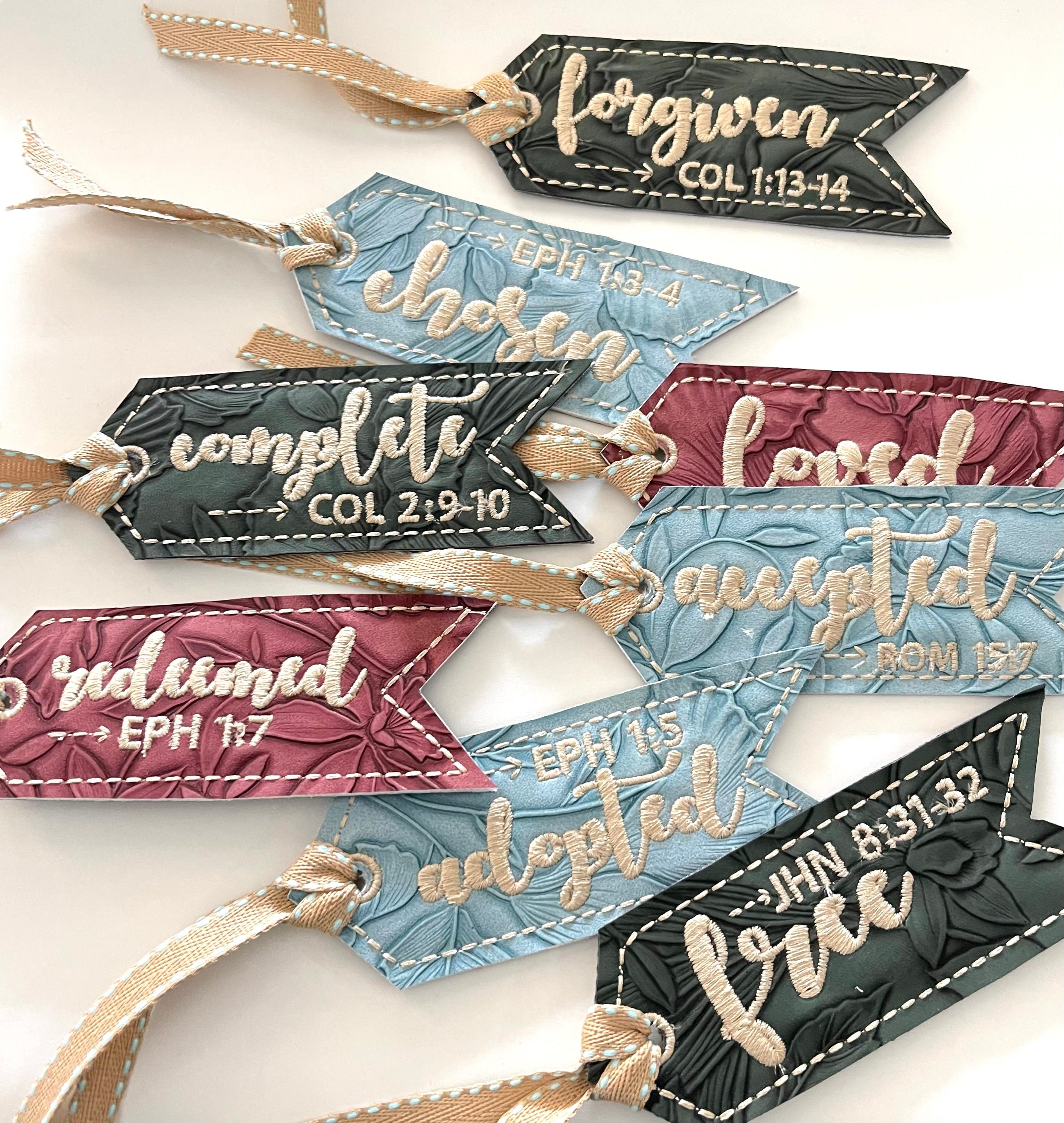 Identity in Christ Inspirational Bible Verse Flag Tags - Etsy