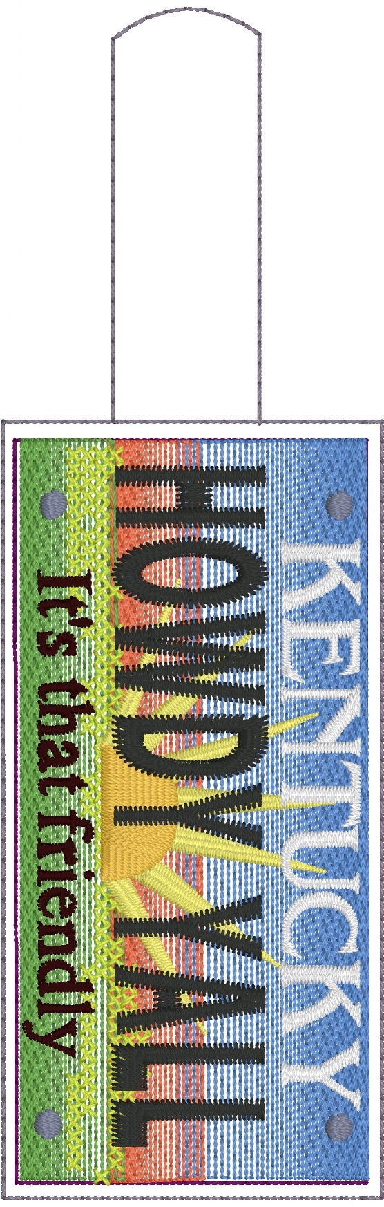 Kentucky State License Plate Design - Make Your Own Replica Embroidery ...