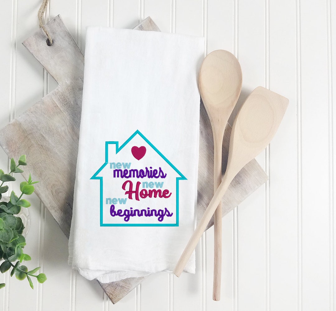 New Home New Beginnings Embroidery Design Machine Embroidery Design for ...