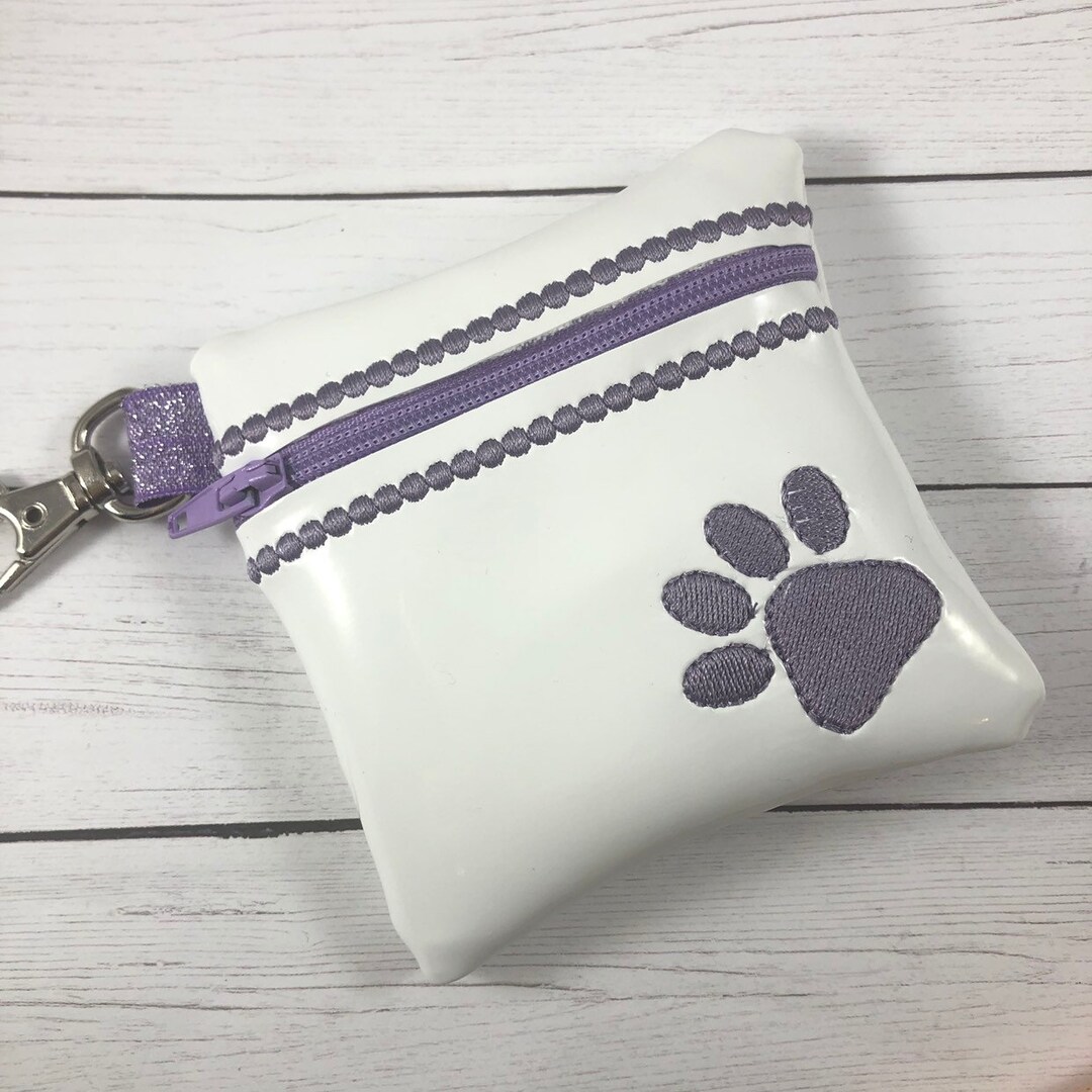 Paw Print 4x4 Zipper Bag Design File - Etsy