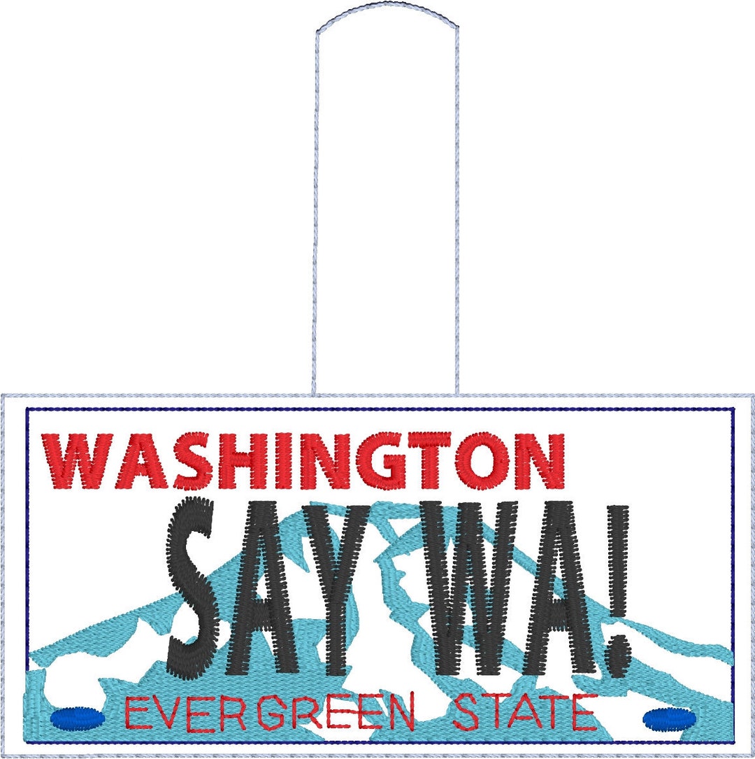 Washington State License Plate Design - Make Your Own Replica ...