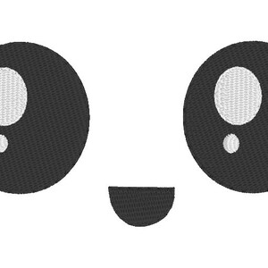 Cute Happy Face Embroidery Design - Set of Three - 2 Inch, 3 Inch, 4 ...