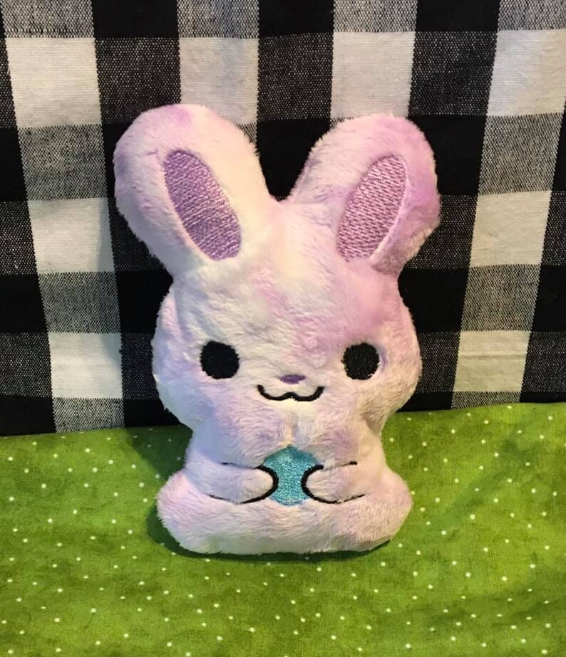 Bunny Stuffie: Collectable Embroidery Design (4x4 and 5x7 Hoops) - Etsy