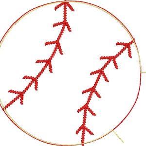 DBB Baseball Fluffy Puff Embroidery Design File - in the Hoop Project ...