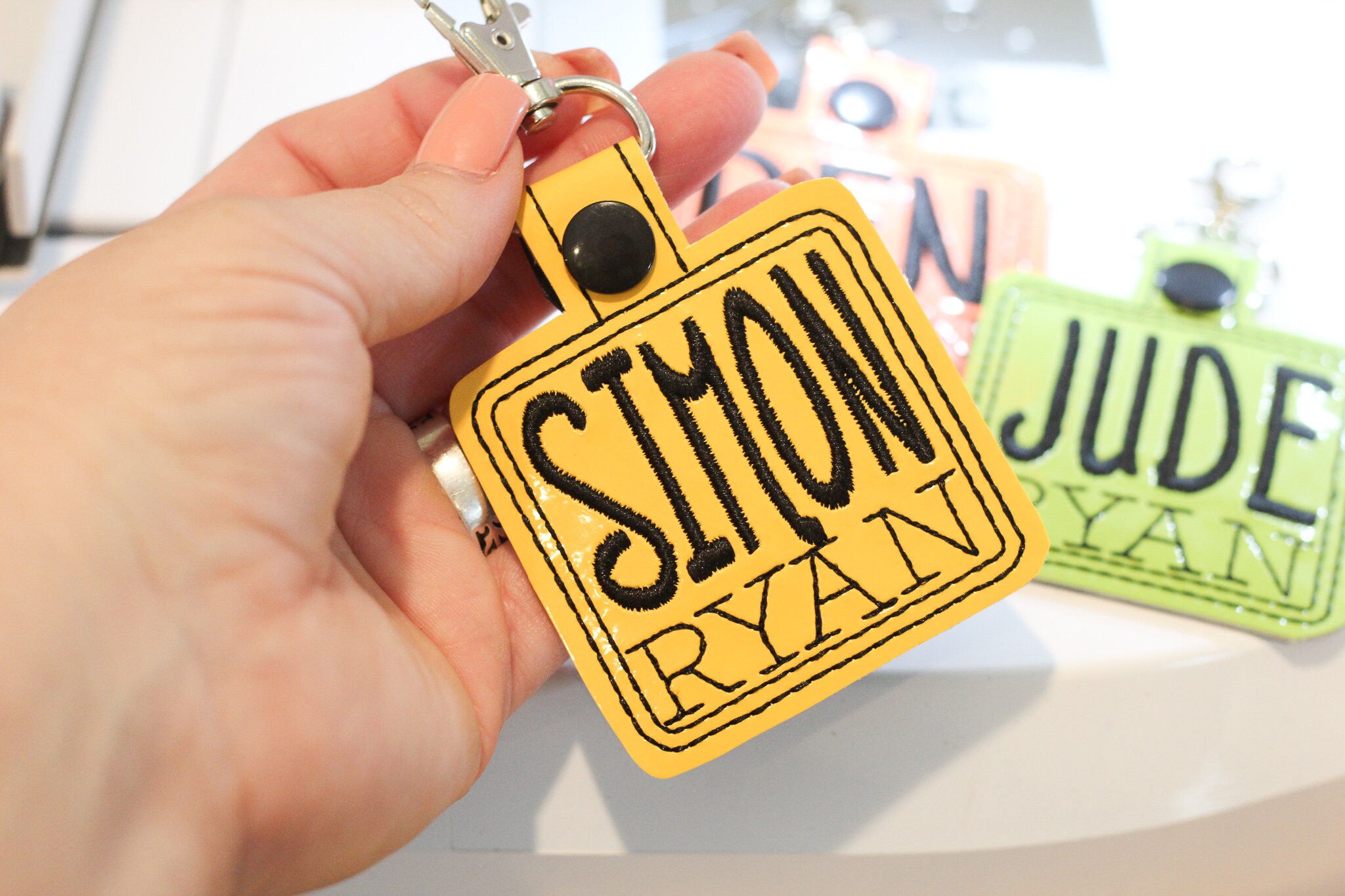 Blanks Bundle of Basic Shape Snap Tabs Monogram and | Etsy