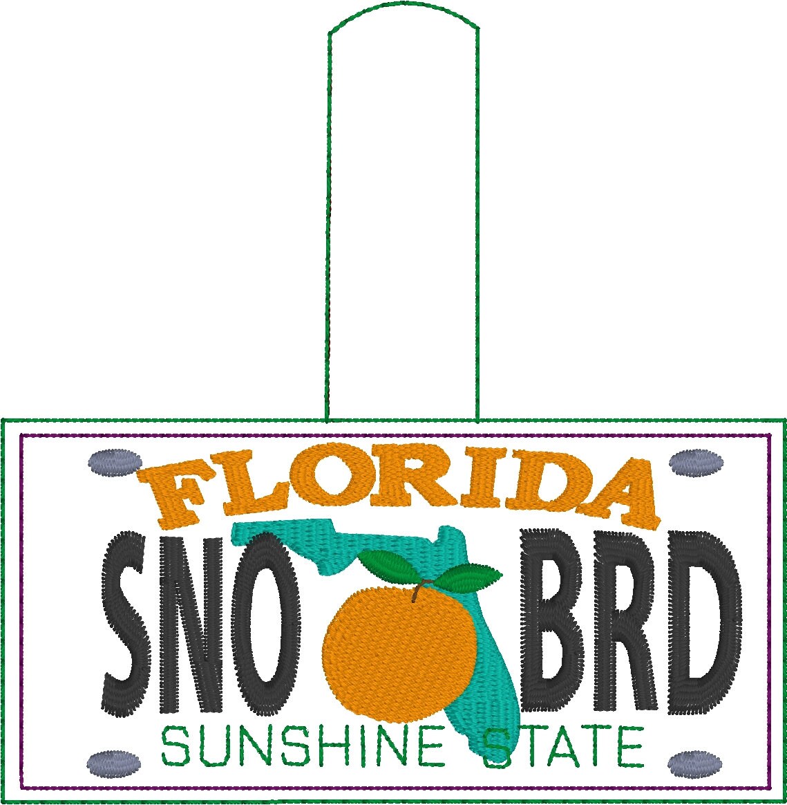 Florida State License Plate Design Make your own replica | Etsy