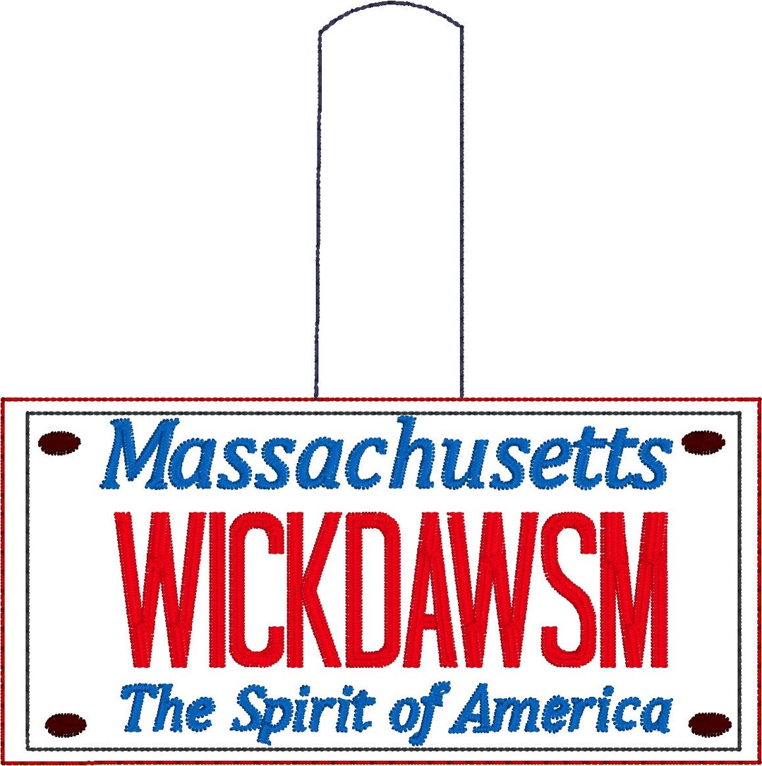 Massachusetts State License Plate Design - Make Your Own Replica ...