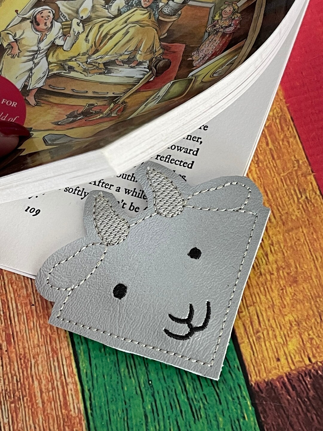 Goat Corner Bookmark Design - Etsy