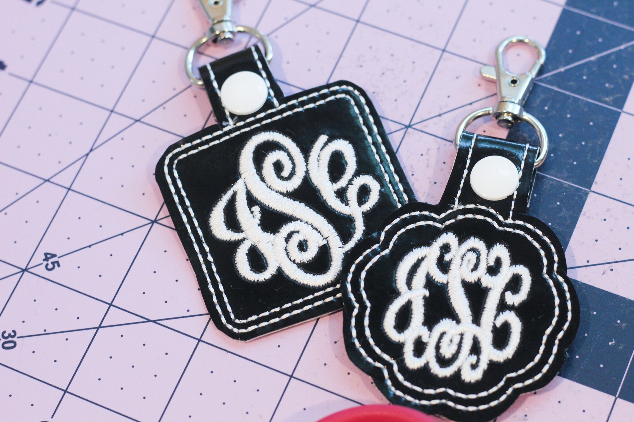 Blanks Bundle of Basic Shape Snap Tabs Monogram and | Etsy