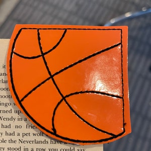 Basketball Corner Bookmark Design - Machine Embroidery Design File ...