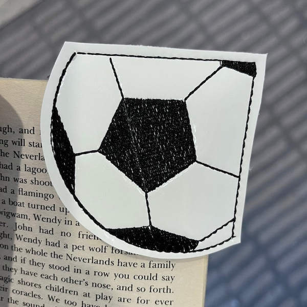 Soccer Bookmark - Etsy