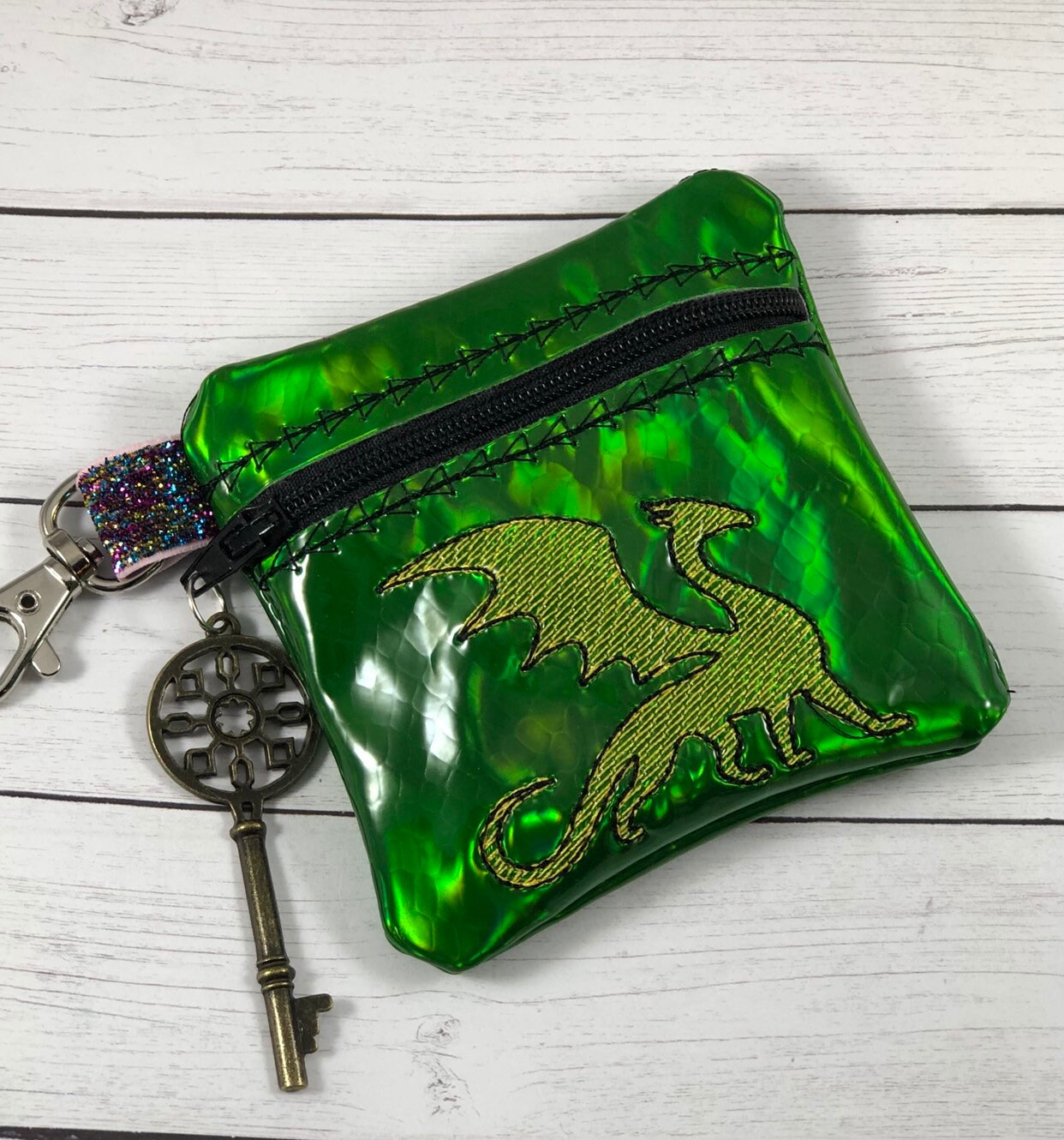 Dragon 4x4 Zipper Bag Design File Digital Download | Etsy