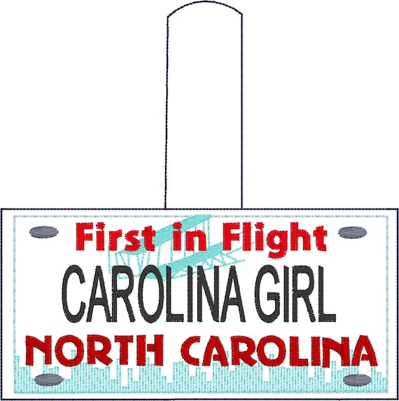North Carolina State License Plate Design Make Your Own | Etsy