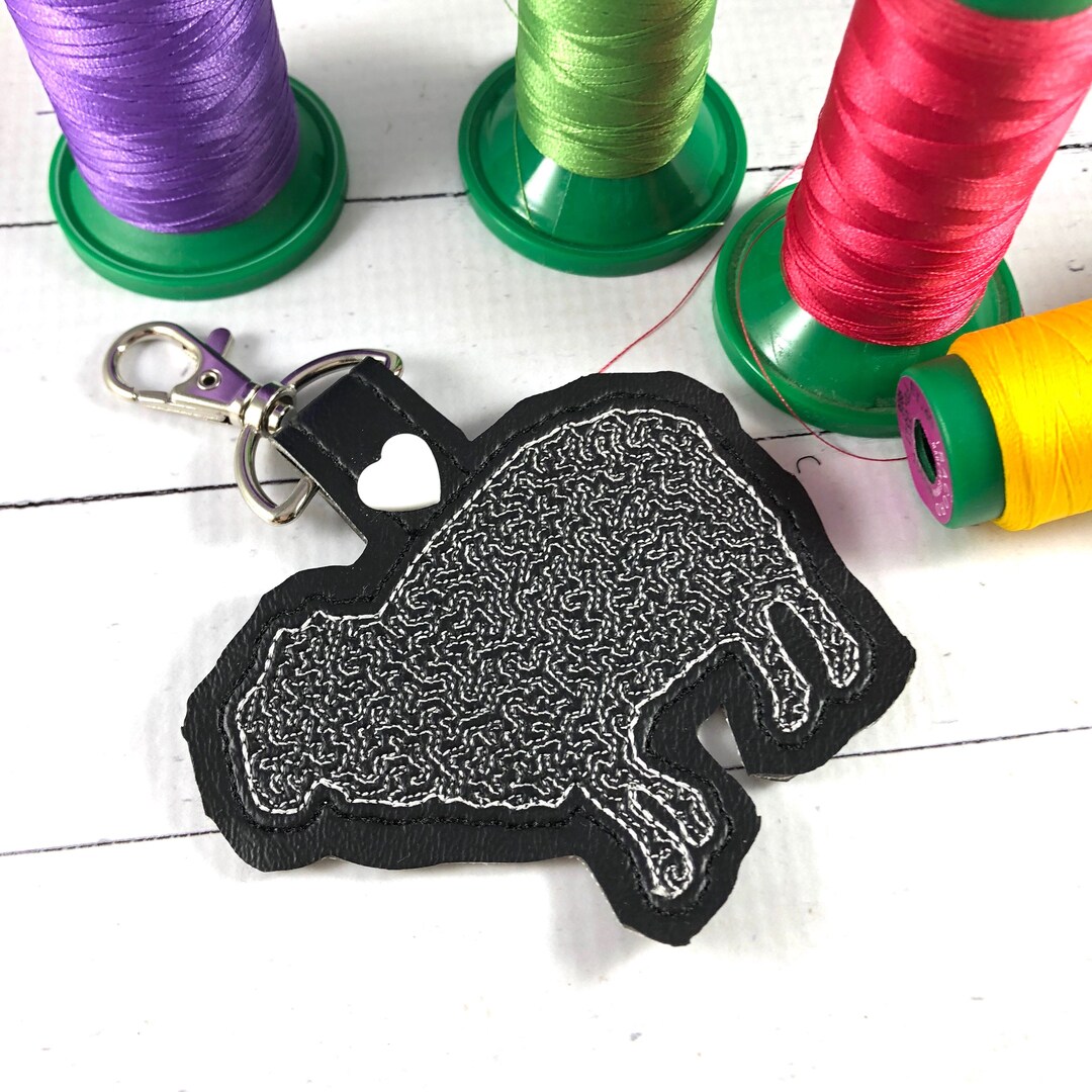 Sheep Quick Stitch ITH Snap Tab for 4x4 Hoops-bbed-backpack Tag ...