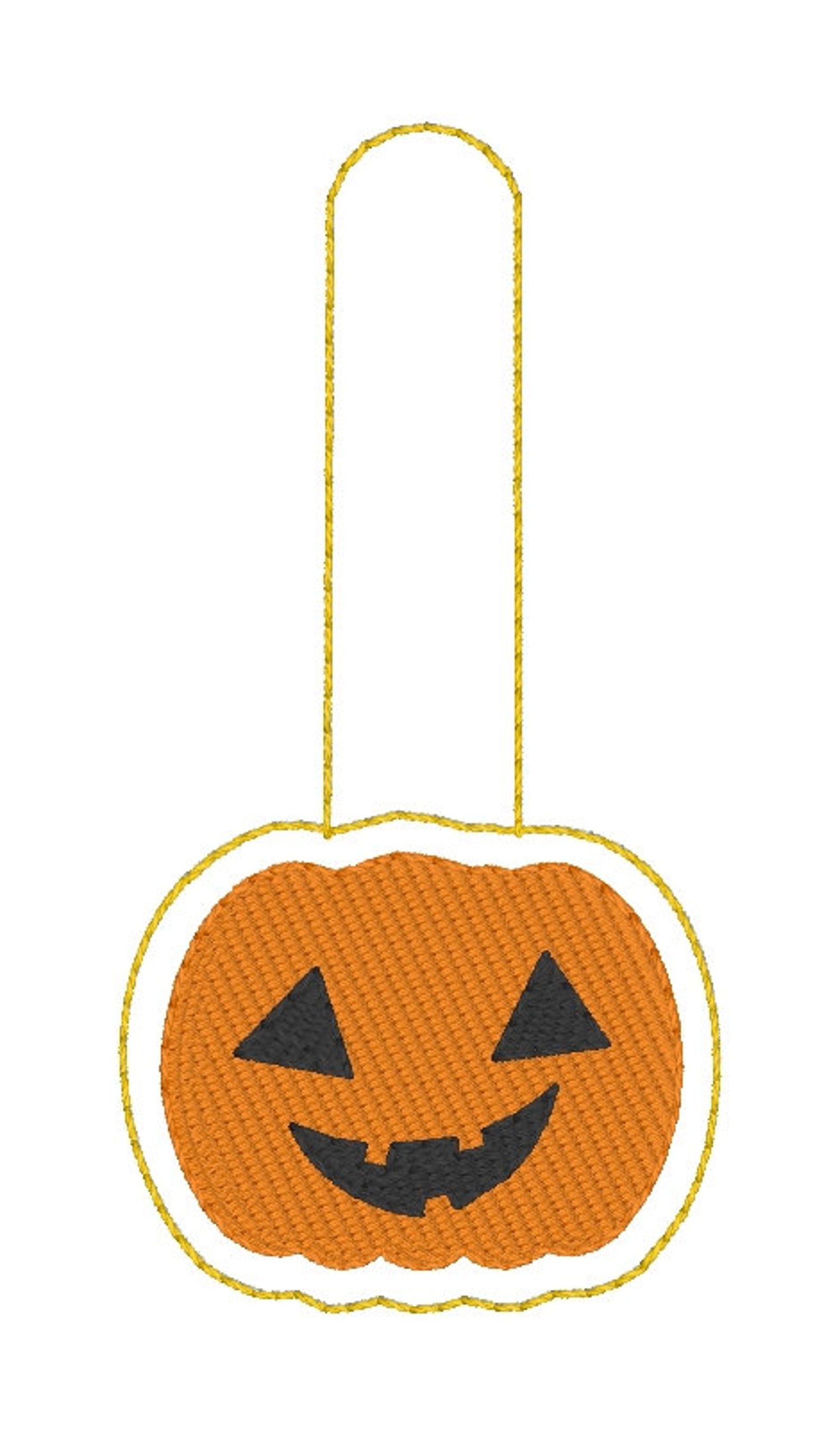 Halloween Snap Tab Embroidery Designs: Keyfob Set (digital Download) - Etsy