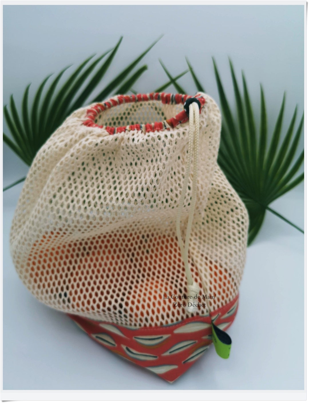 Mesh Bulk Bag With LEAVES Bottom - Etsy