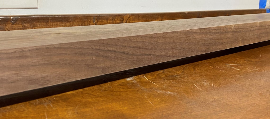 Solid Walnut Lumber Finished Great for Shelf or Mantle 71 or Custom ...
