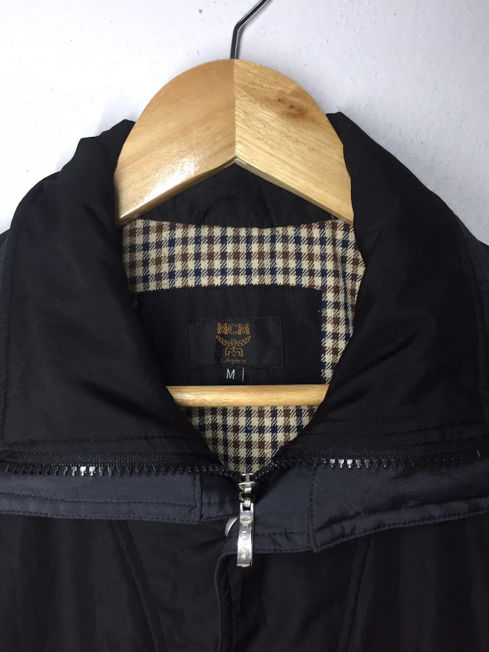 Rare Vintage Jacket MCM Small Logo Nice Design Medium Size | Etsy