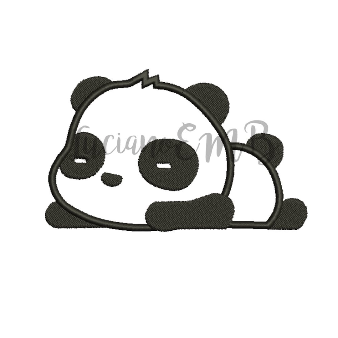 Panda Embroidery Design-9 Sizes-8 Formats-design Instant Download ...