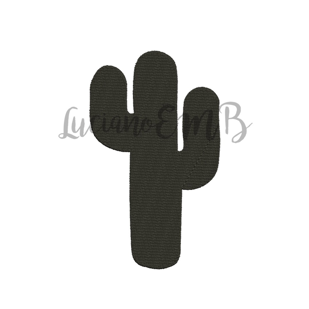 Cactus Embroidery Design-6 Sizes-8 Formats-design Instant Download ...