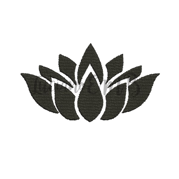 Lotus Flower Embroidery - Etsy