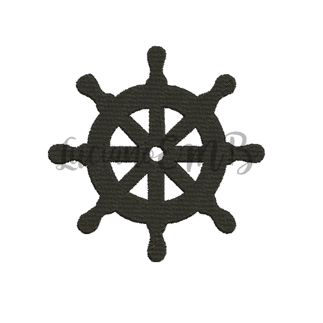 Ship Helm Embroidery Design-9 Sizes-8 Formats-design Instant Download ...