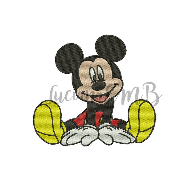 Mickey Mouse Embroidery Design - Etsy