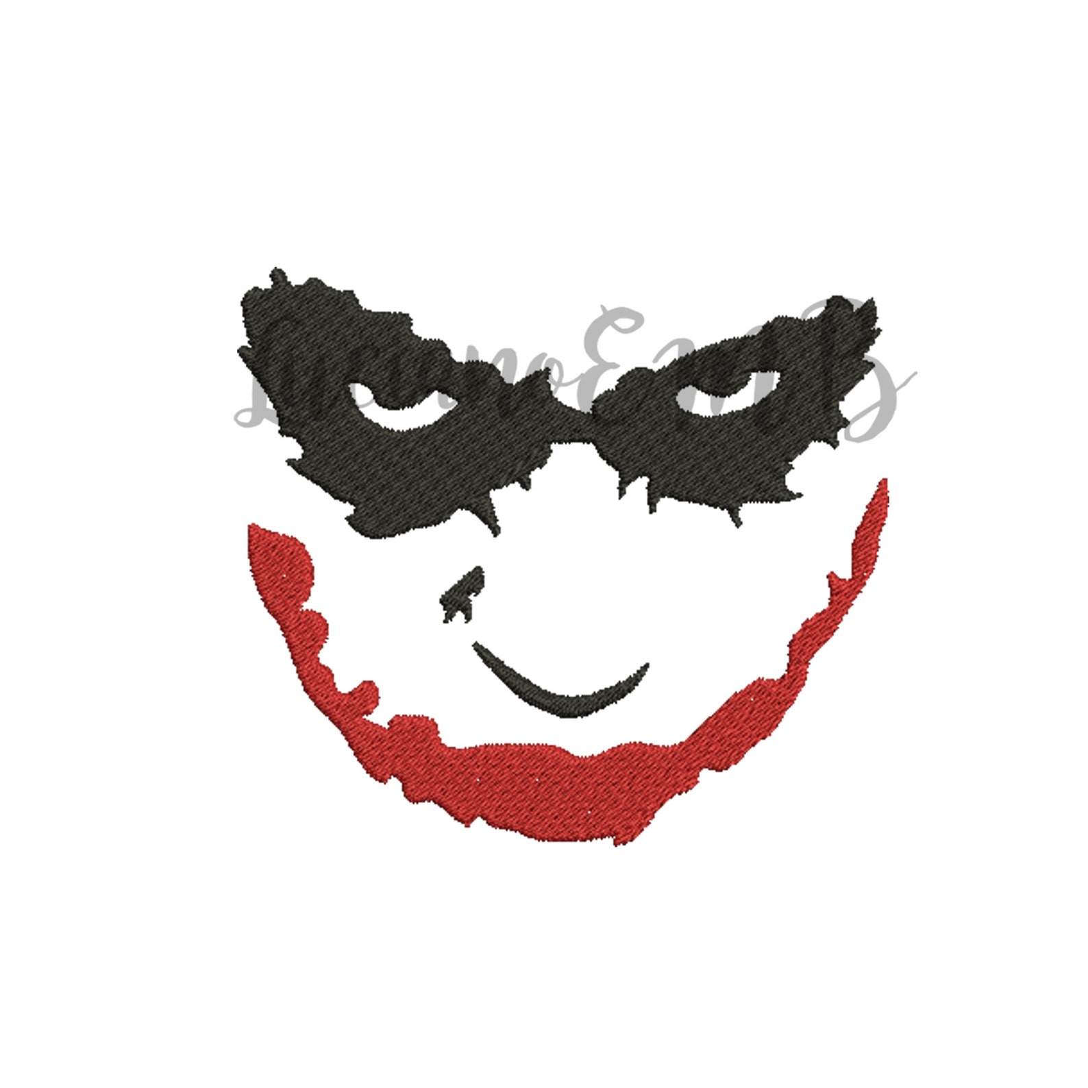 Joker face Embroidery Design-9 Sizes-8 Formats-design instant | Etsy