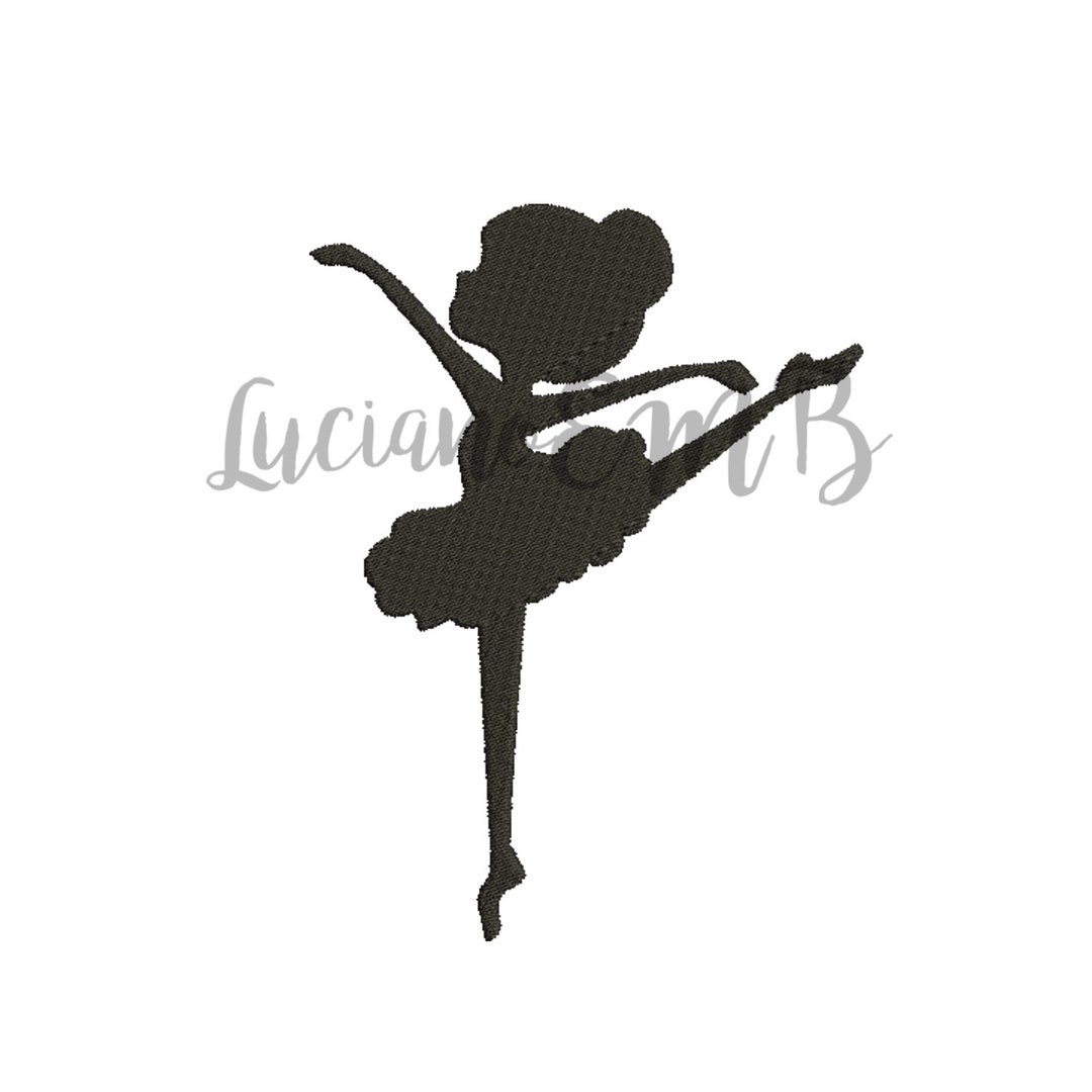 Ballet Embroidery Design-8 Sizes-8 Formats-design Instant Download ...