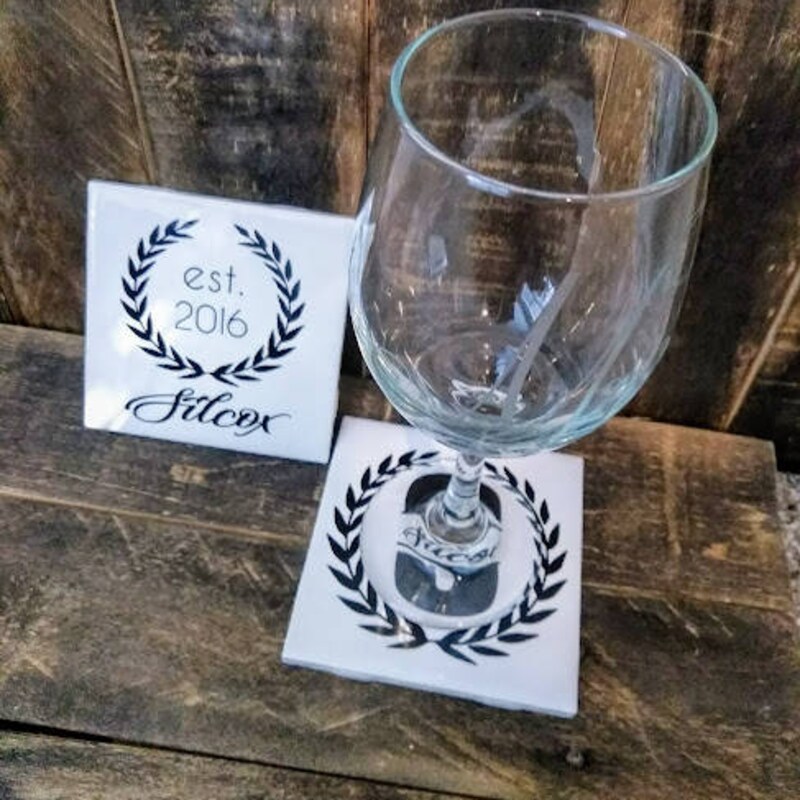 Tile Coasters - Etsy