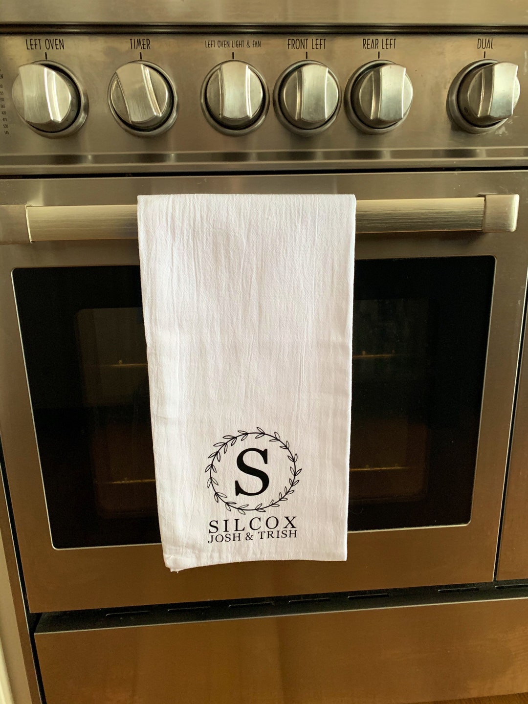 Personalized Kitchen Towel, Monogrammed Housewarming Gift - Etsy