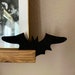 Black Bat Door Topper, Halloween Bat Door Corner Decor, Bat Bookshelf ...
