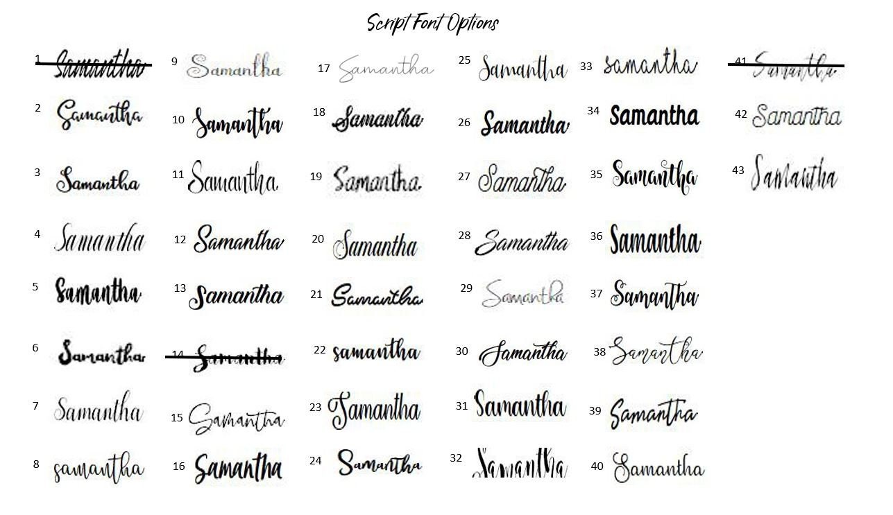 6 Inch Personalized Script Decal for Tumbler Custom Vinyl - Etsy