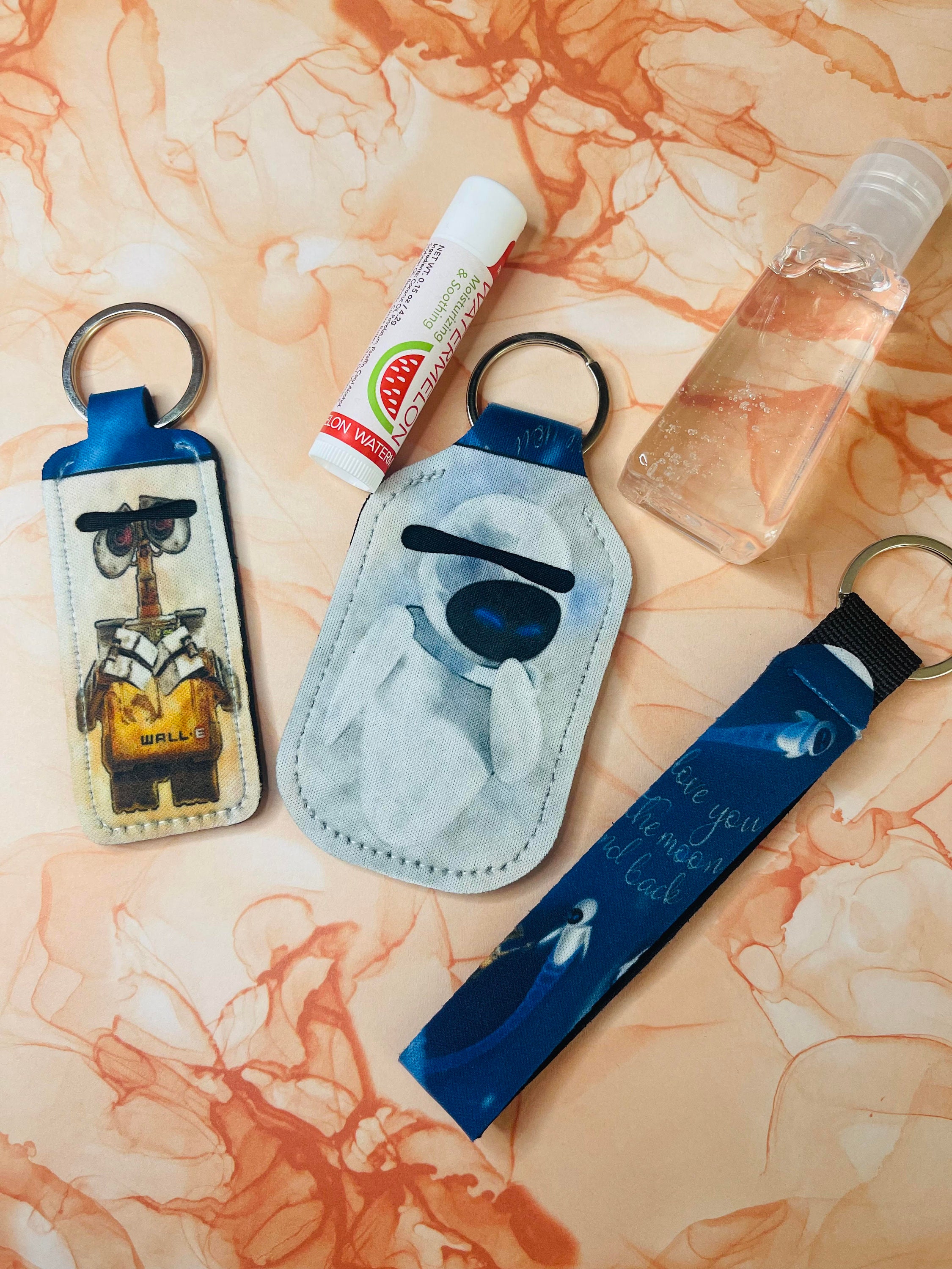 Inspired Wall-e & EVE Key Chain Set - Etsy