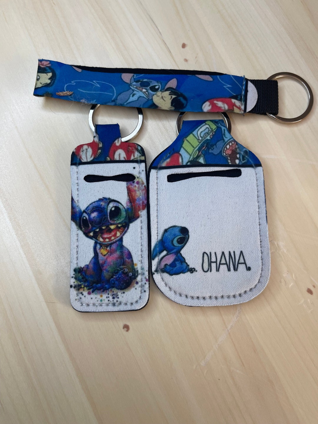 Inspired Stitch Key Chain Set - Etsy
