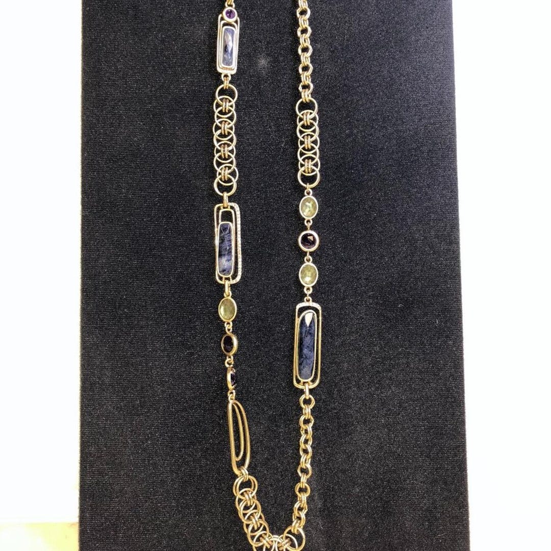 CHLOE + ISABEL Midnight Ledger Long Station Necklace - N174 - Etsy