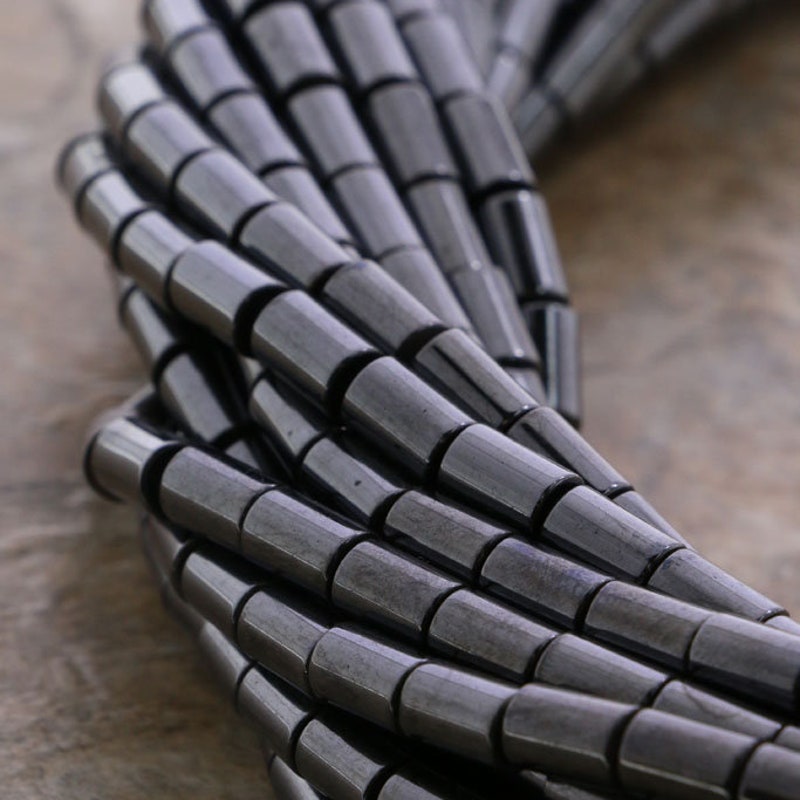 Hematite Tube Beads - Etsy