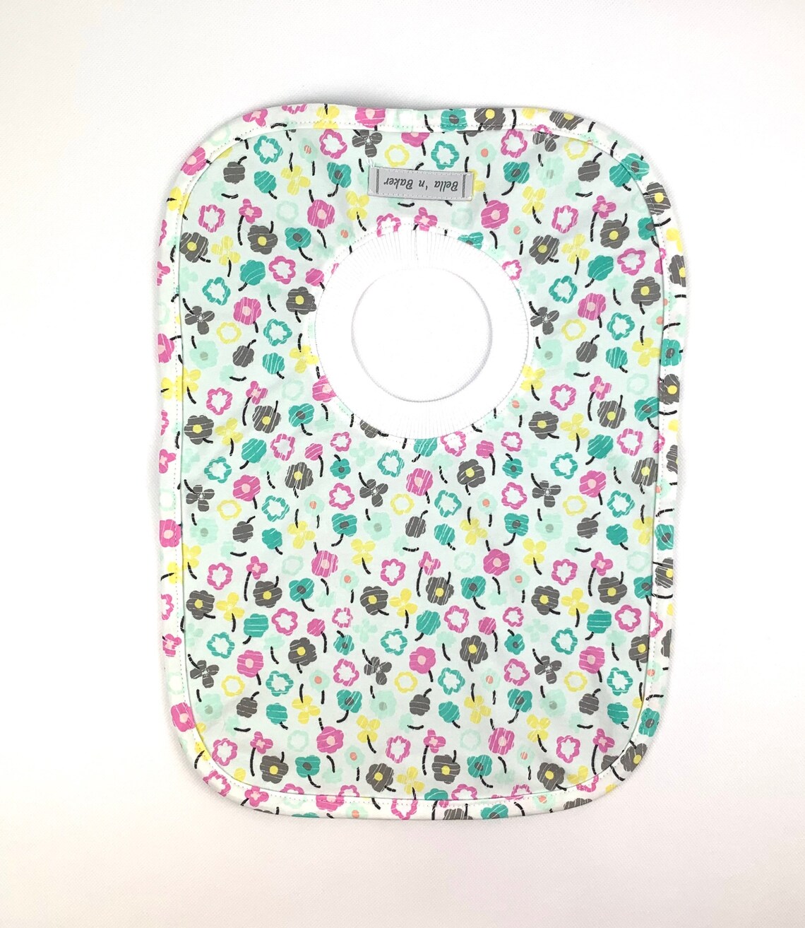 Pull Over Head Bib, Reversible Pullover Baby or Toddler Bib Made of ...